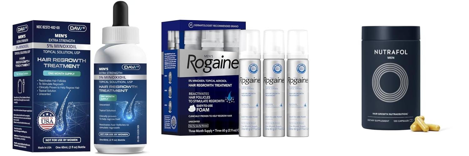 Top 5 Hair Regrowth Products For Men: Reviews & Buyer's Guide